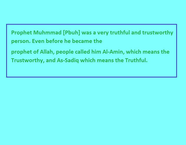 English Quran and Hadith: Truthfulness and Honesty [Sidq]